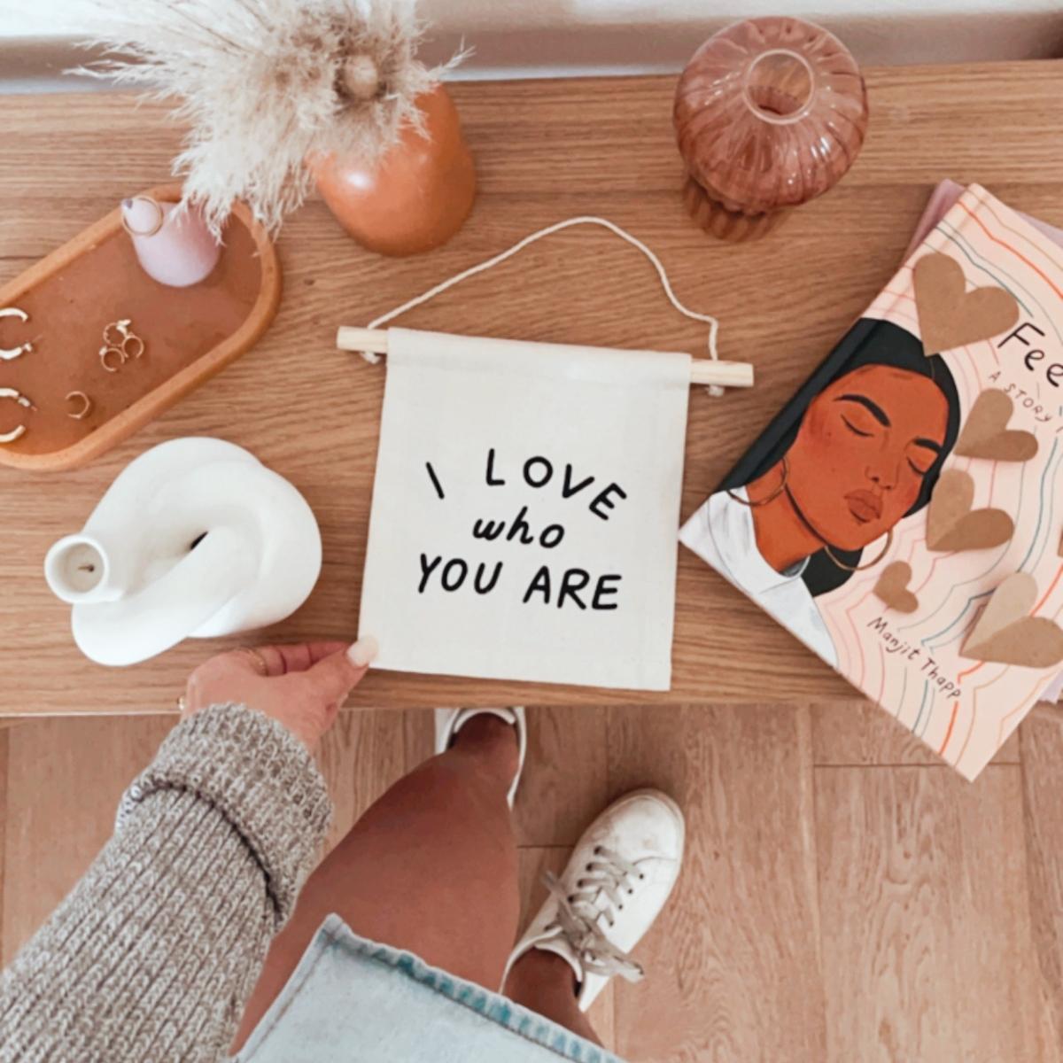 I Love Who You Are Hang Sign - Imani + Kids by Imani Collective