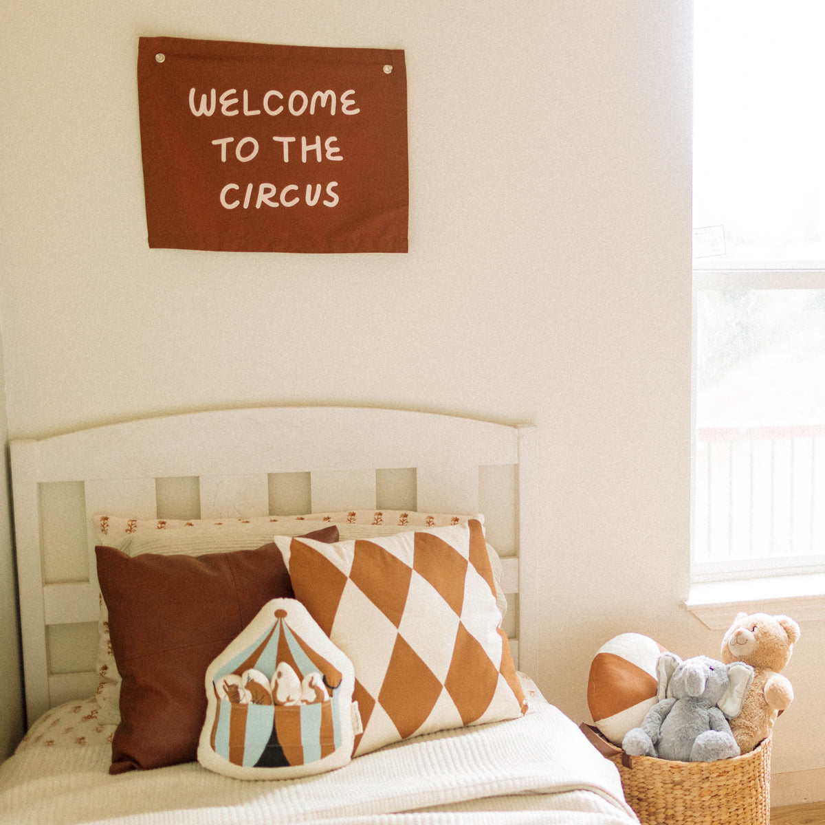 welcome to the circus banner – Imani + Kids