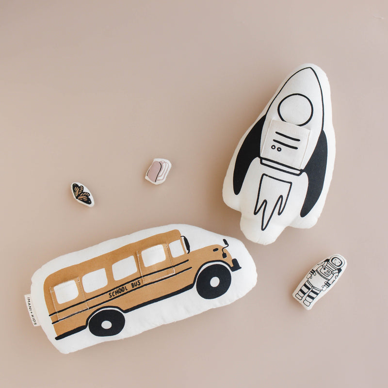 Rocket + Astronaut Pillow - Imani + Kids by Imani Collective
