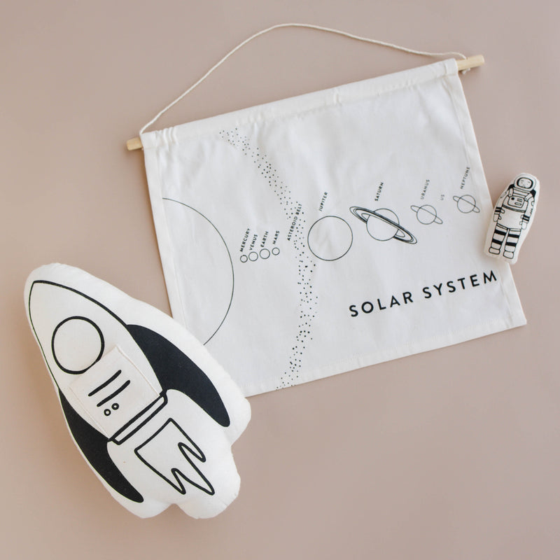 Rocket + Astronaut Pillow - Imani + Kids by Imani Collective