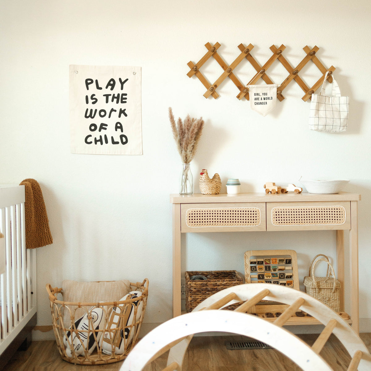 Play is the Work of a Child Banner - Imani + Kids by Imani Collective