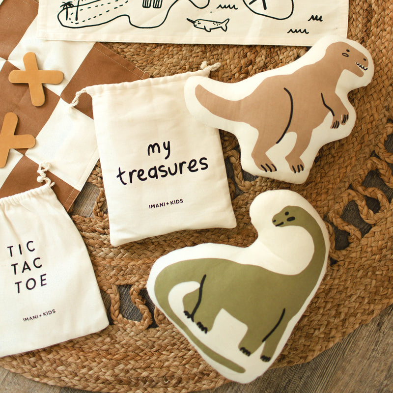 Long Neck Dinosaur Pillow - Imani + Kids by Imani Collective
