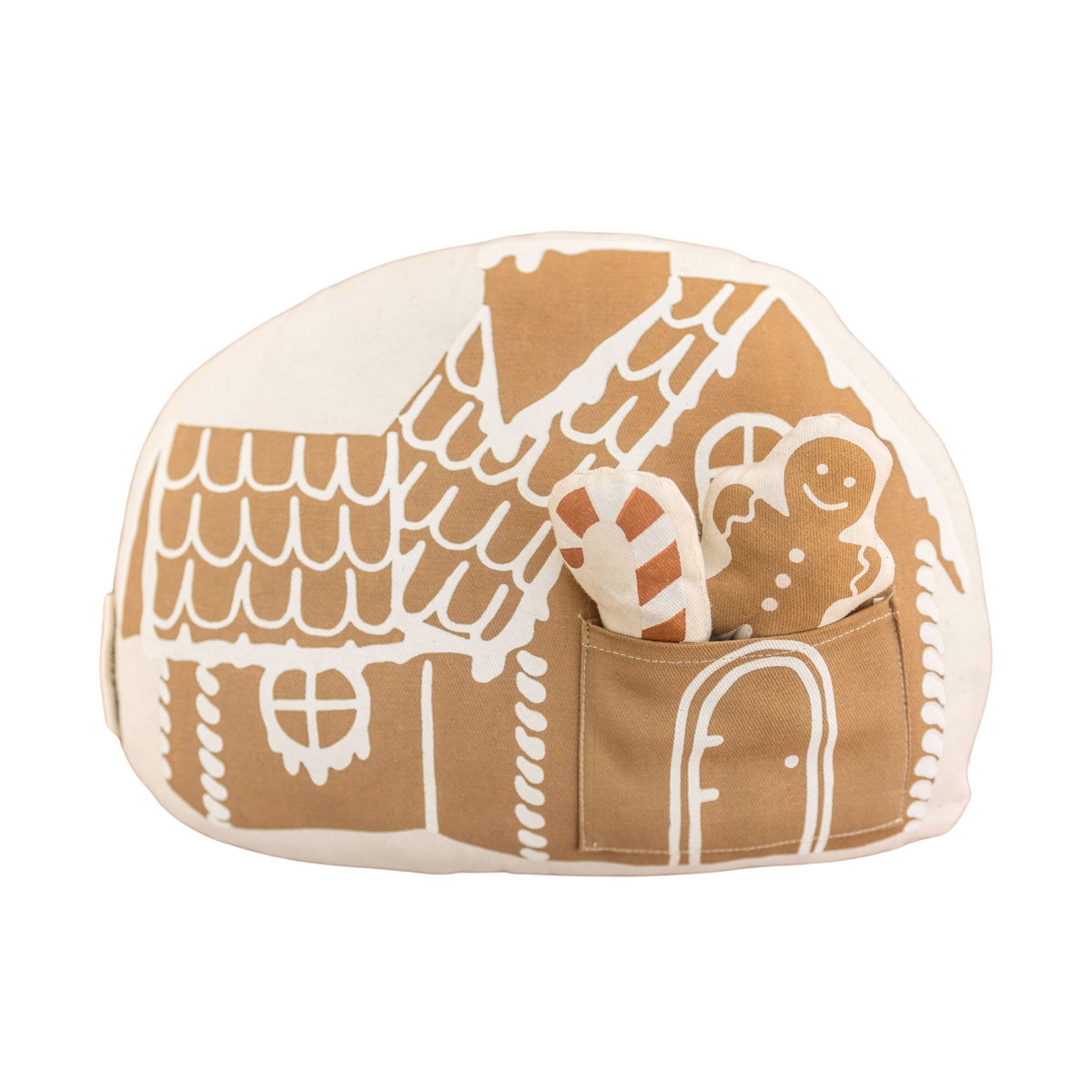 gingerbread house pillow – Imani + Kids