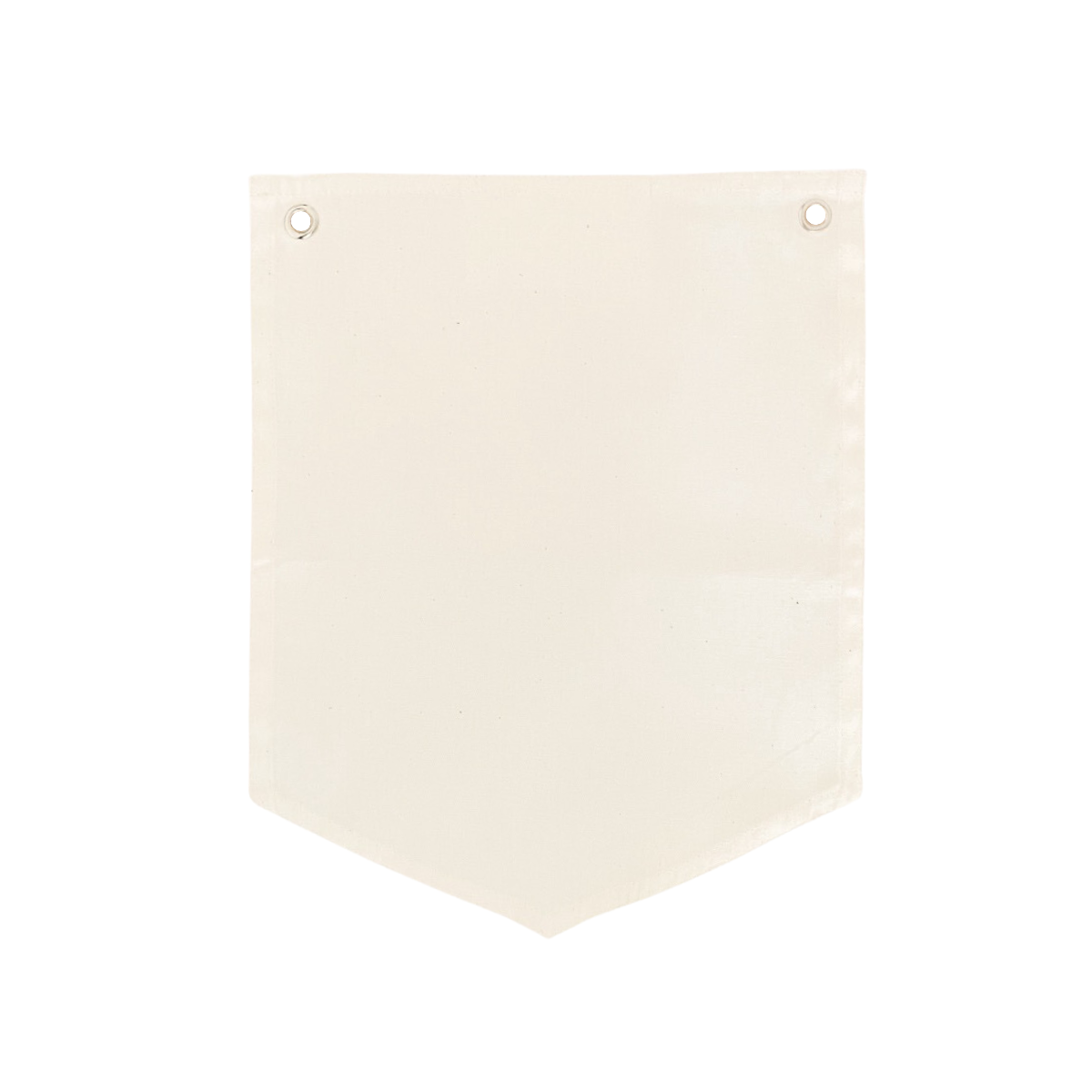 blank pointed banner – Imani + Kids