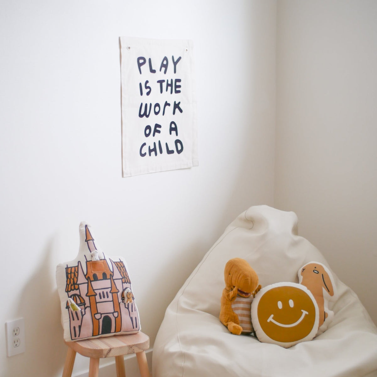 Play is the Work of a Child Banner - Imani + Kids by Imani Collective