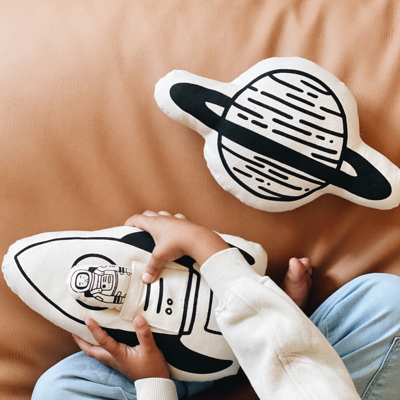 Rocket + Astronaut Pillow - Imani + Kids by Imani Collective